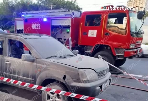 Iravunk.com | Արցախի պողոտայի և Էրեբունի փողոցի խաչմերուկում ավտոմեքենան հեղուկ գազով ...